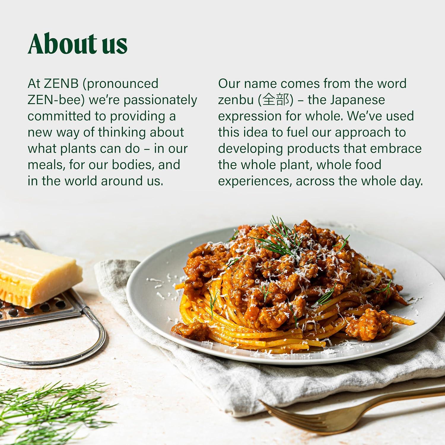 ZENB Gluten Free Spaghetti - High Protein Coeliac and Vegan Friendly ...