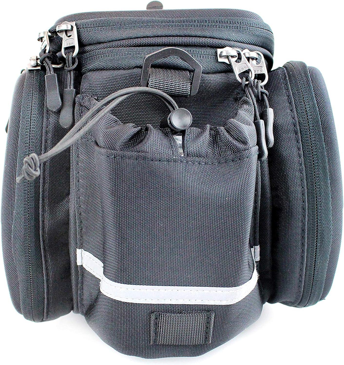 Racktime Odin Bicycle Bag Black - 13L + 10L | Unisex Adult's Cycling ...
