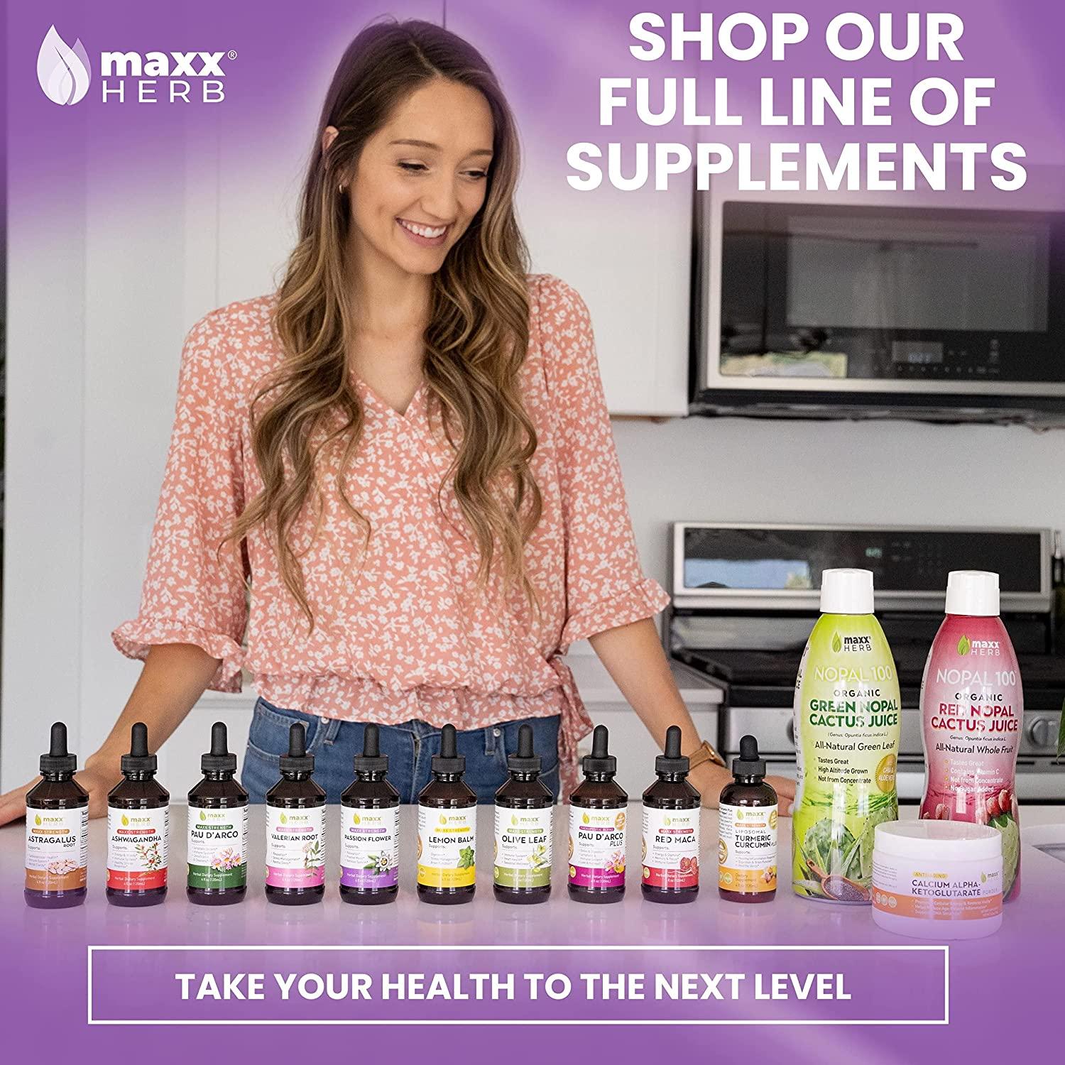 Maxx Herb Passion Flower Extract - Max Strength, Passion-Flower Liquid ...
