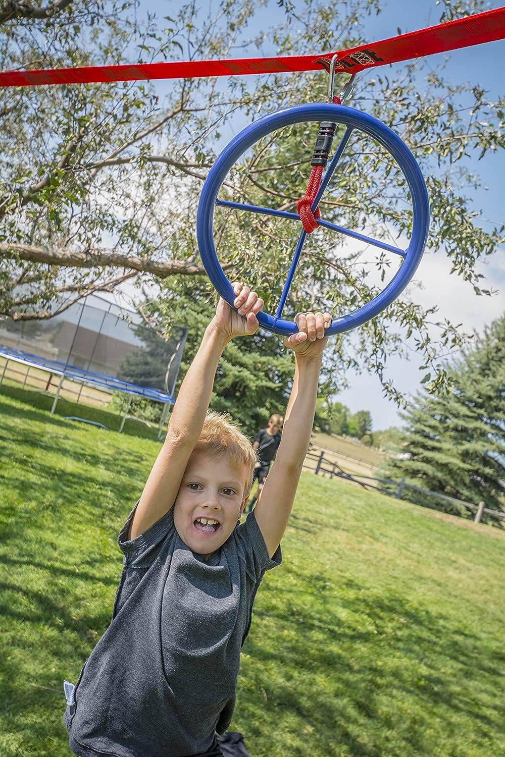 Slackers Ninja-Wheel - Outdoor Ninja Warrior Training Equipment for ...