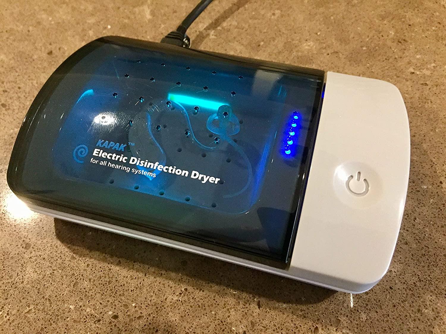 Kapak AuriClear Automatic Hearing Aid Dryer and Dehumidifier - Keep ...