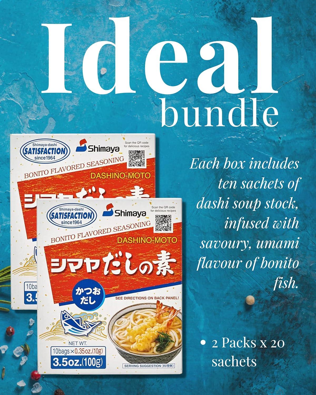 Dashi Stock Powder Bundle (100g x 2) | Shimaya Bonito Dashi Powder ...