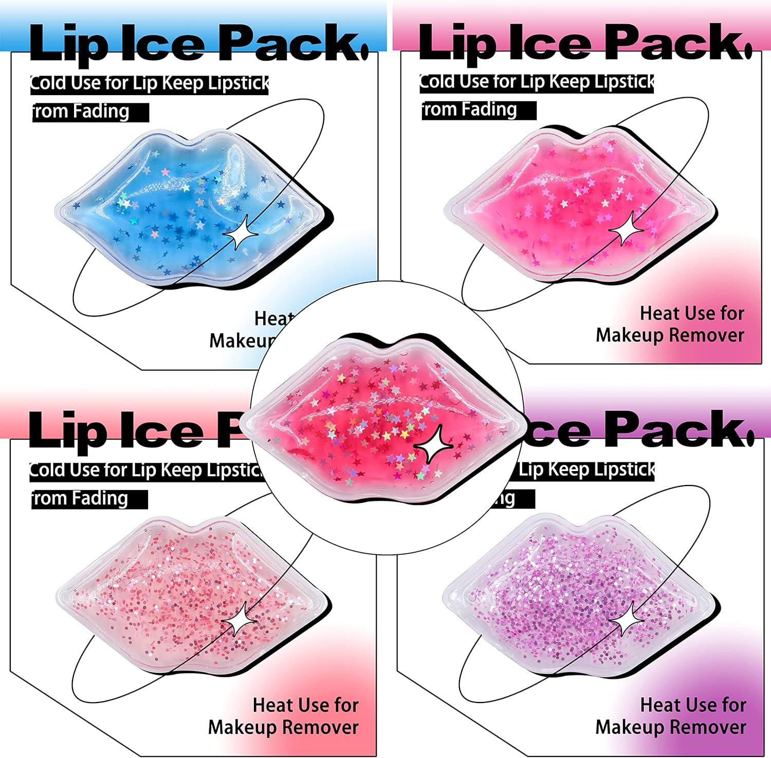 Mini Gel Lip Ice Pack - 5 Count for Lip Filler Aftercare | Reduce ...