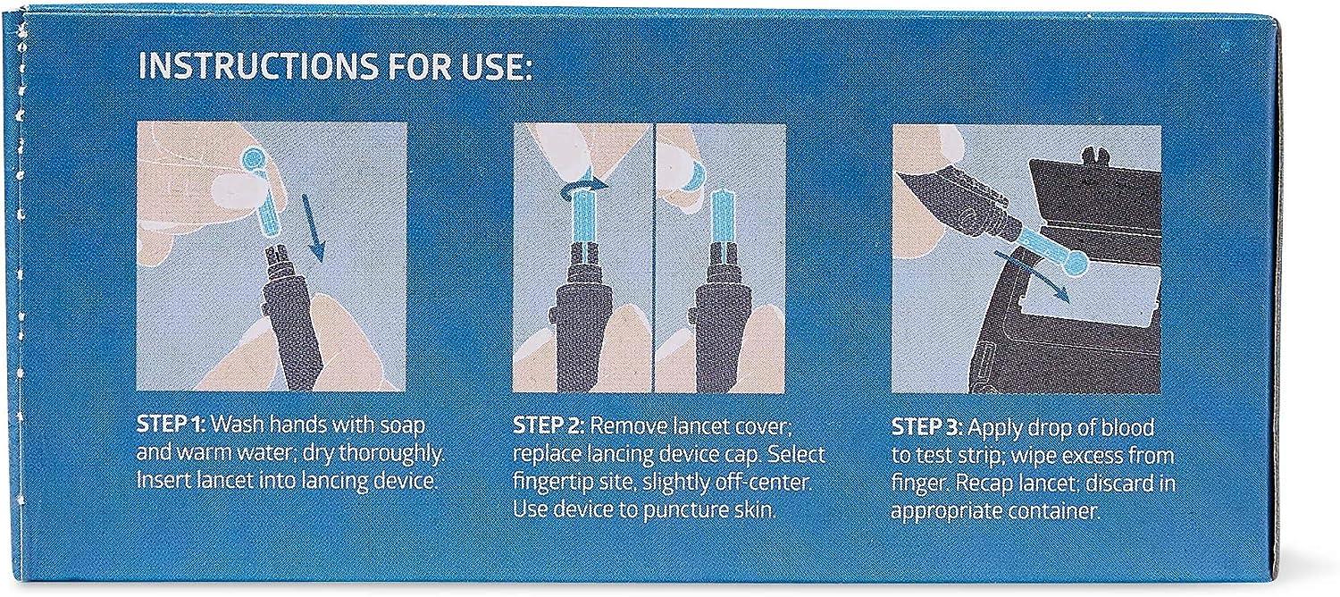 Medline 23G General Purpose Lancet for Universal Lancing Devices - Box ...