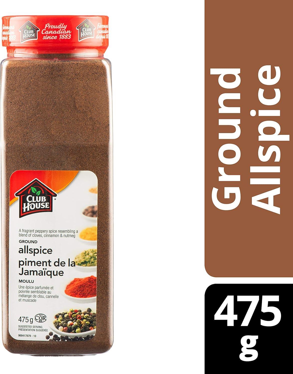 Club House Quality Natural Herbs and Spices Ground Allspice 475g | Buy ...