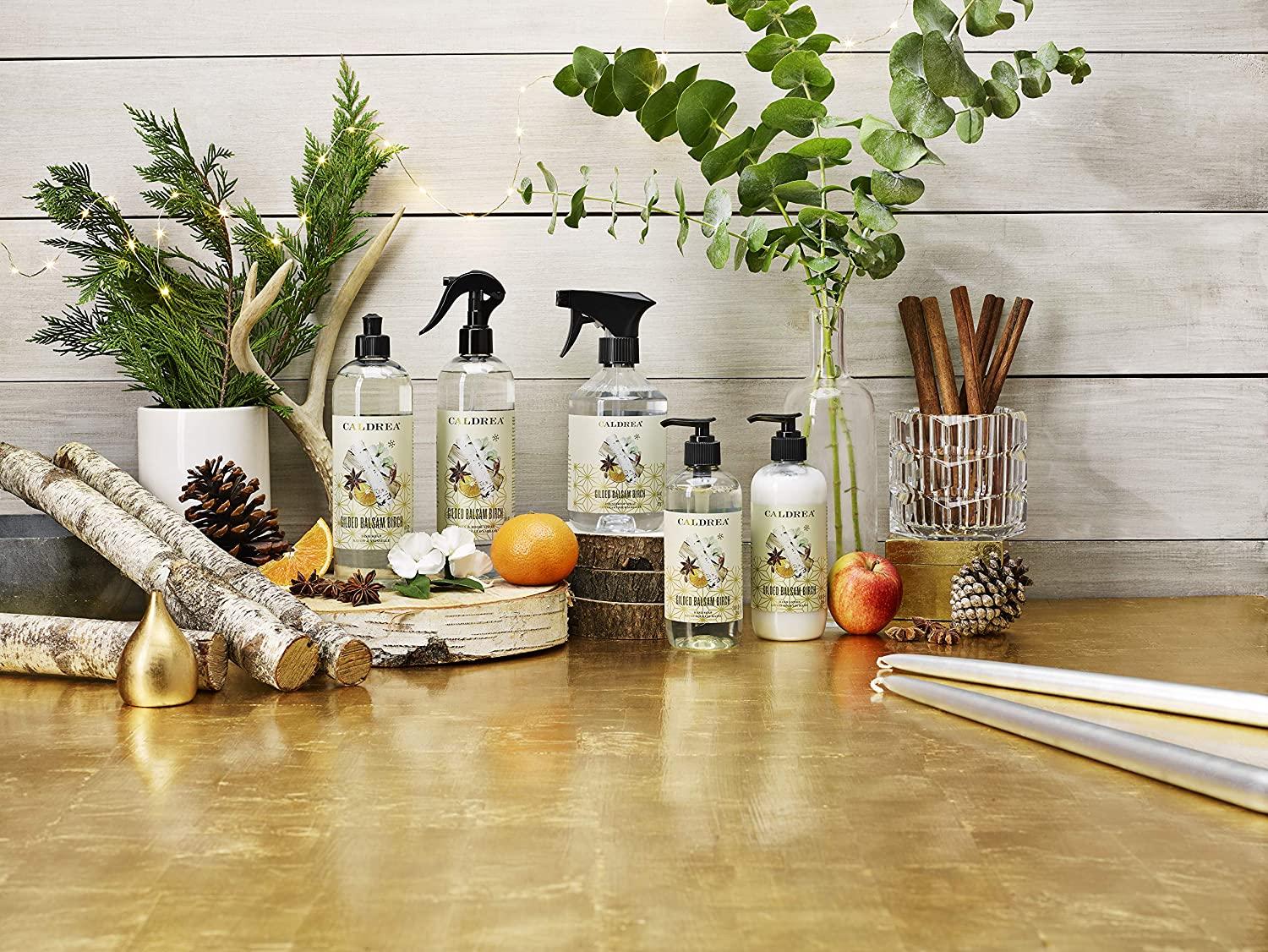 Caldrea Linen and Room Spray 16 oz - Gilded Balsam Birch Scent with ...