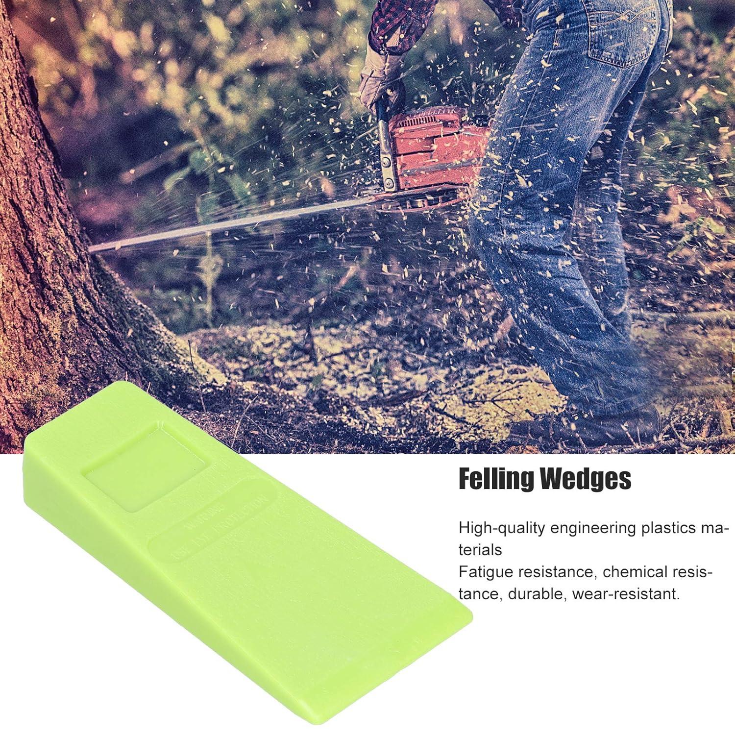 Green Plastic Wedges - 5 Inch Tree Felling & Cutting Tools | Chainsaw ...