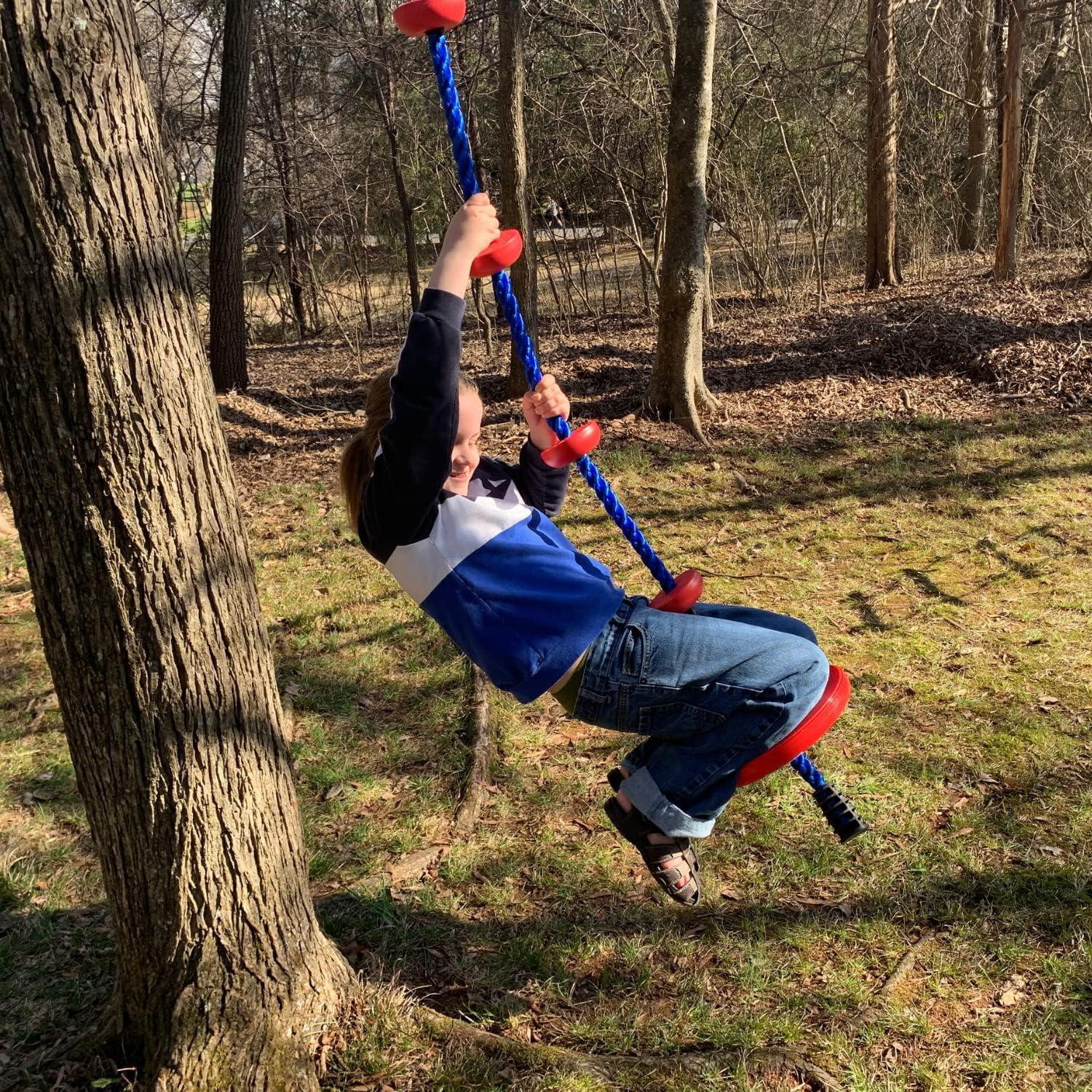 Lily's Things Climbing Rope Swing for Kids | Ninja Warrior Accessories ...