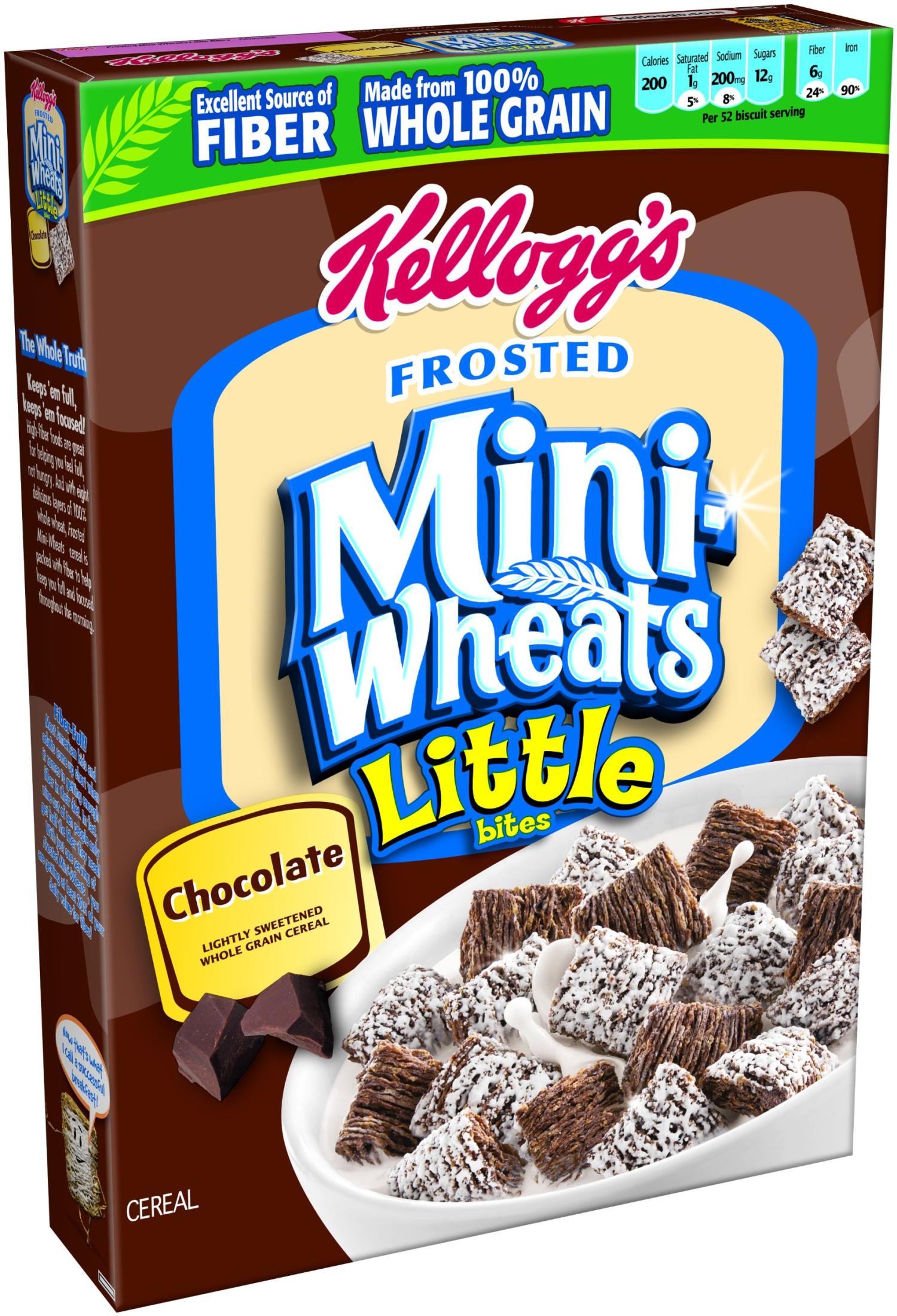 Kellogg's Frosted Mini-Wheats Little Bites Chocolate Cereal 15.8oz ...