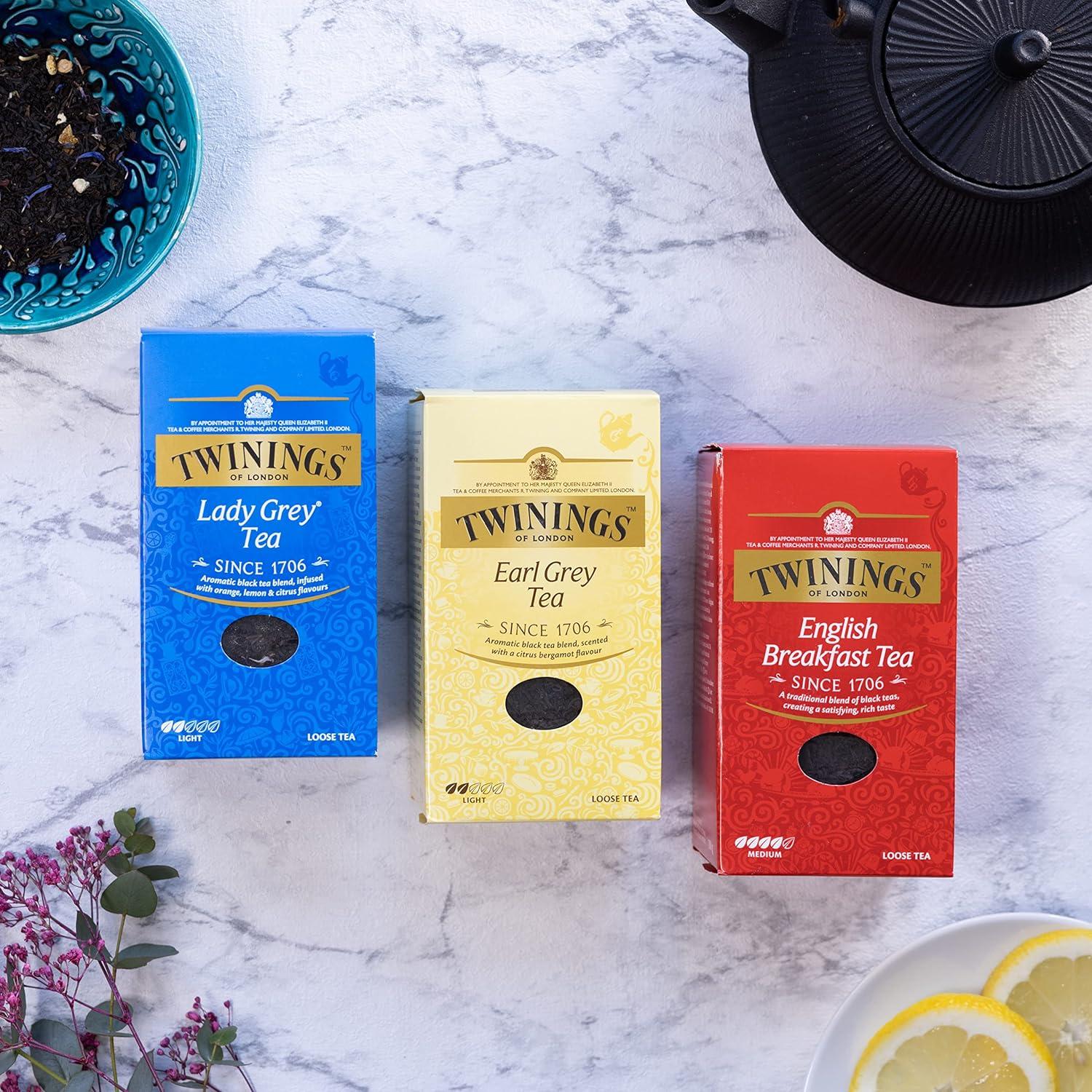 Twinings English Breakfast Tea - Strong Black Tea Leaves 200g Can ...