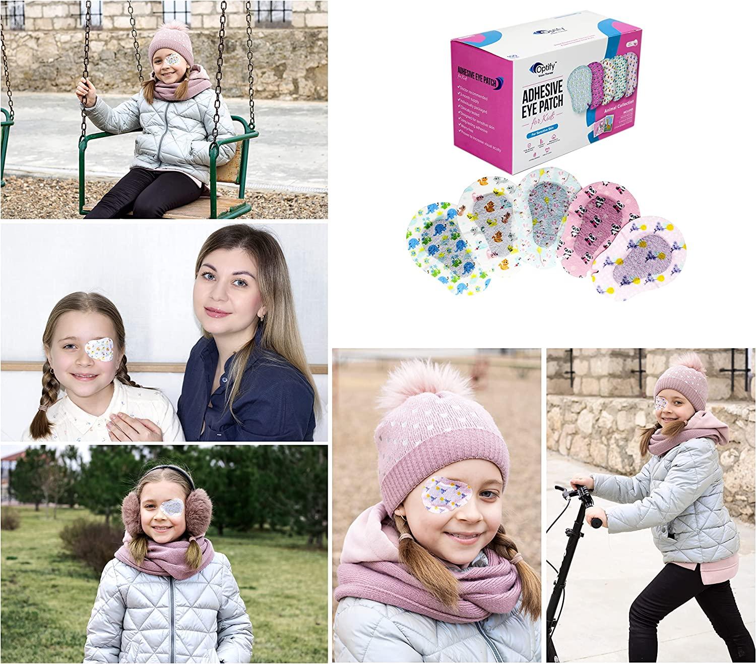 Optify Vision Therapy Adhesive Eye Patch for Kids - Girls ...