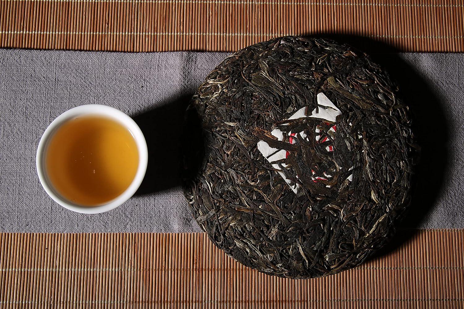 2021yr 200g Bing Dao Nuo Wu Raw Puerh Tea Cake Natural and Aged Sheng ...