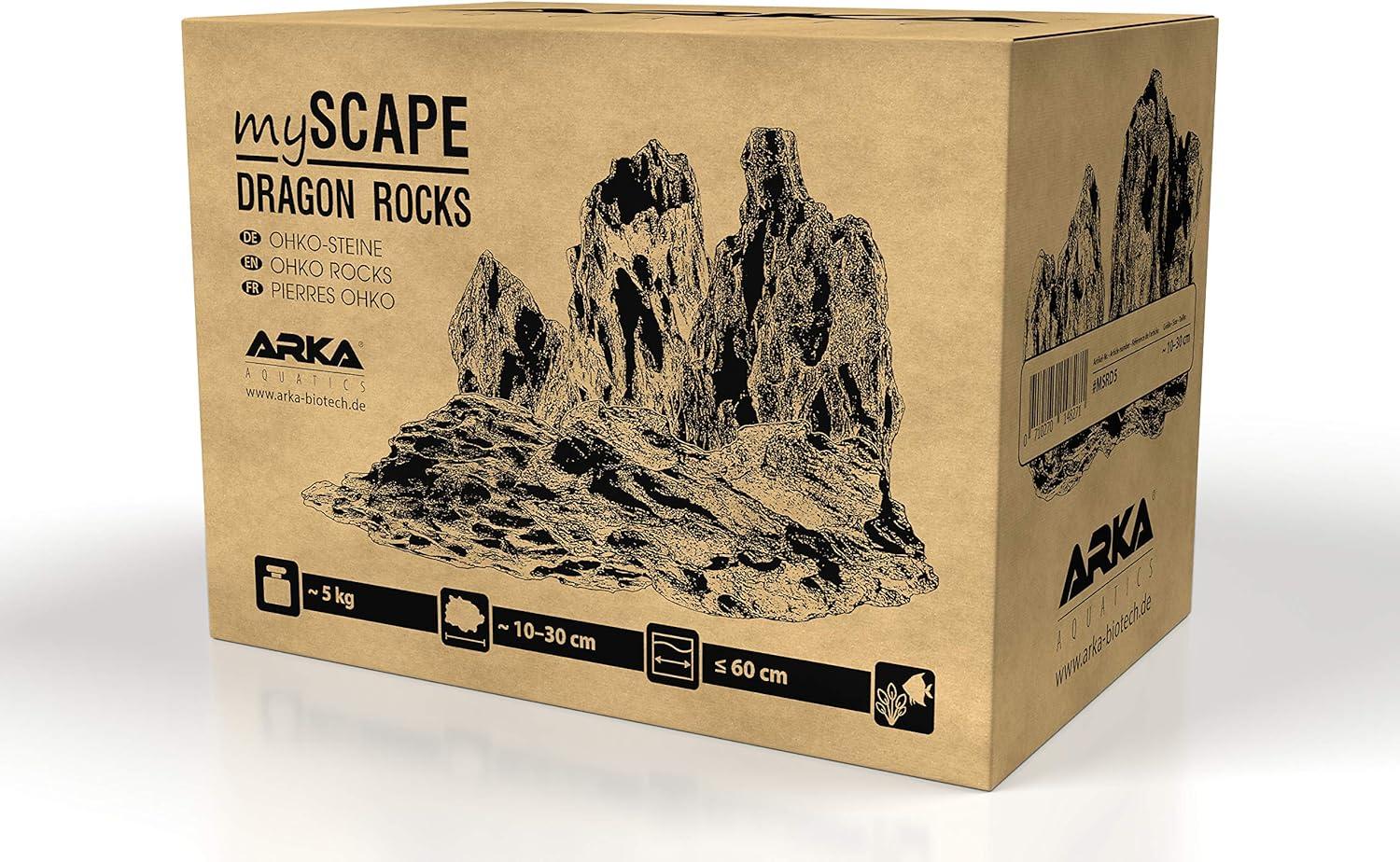 ARKA Aquatics MSRD5 myScape-Rocks Dragon Stones 5 kg - Natural Rock for ...