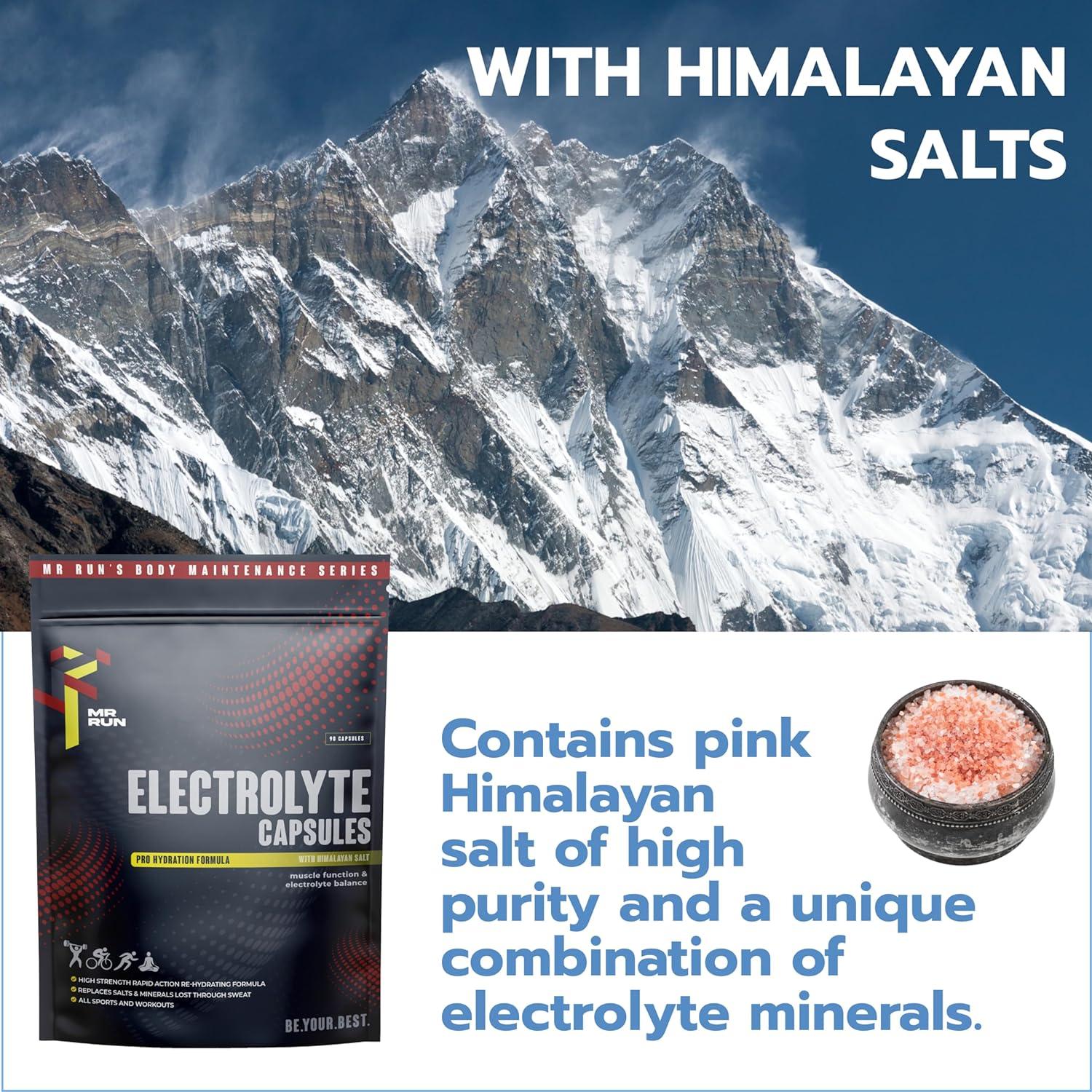 Electrolytes Tablets - 120 Rapid Rehydration Tablets with Himalayan ...