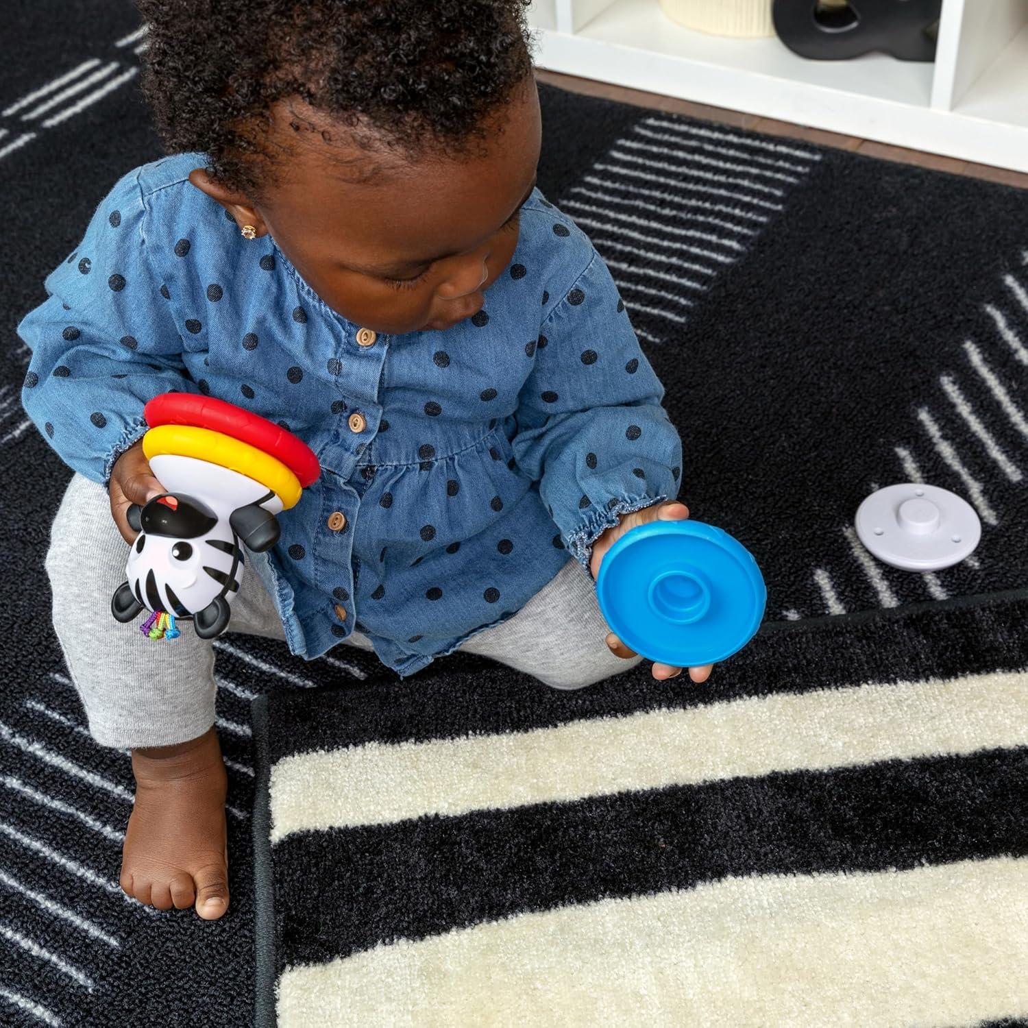 Baby Einstein Stack & Wobble Zen BPA-Free Bite Ring Toy | Cause ...