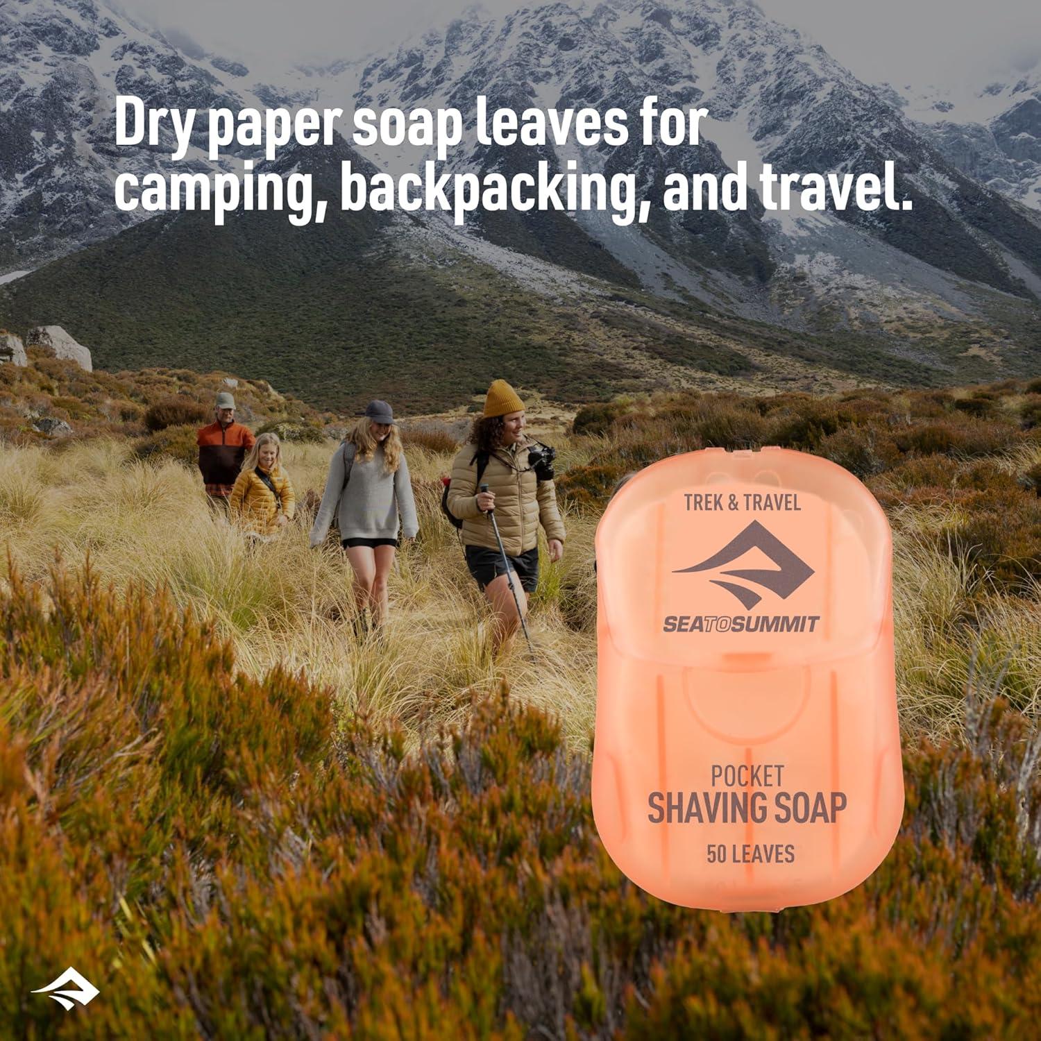 Sea to Summit Trek and Travel Pocket Shaving Paper Soap Leaves - Eco ...