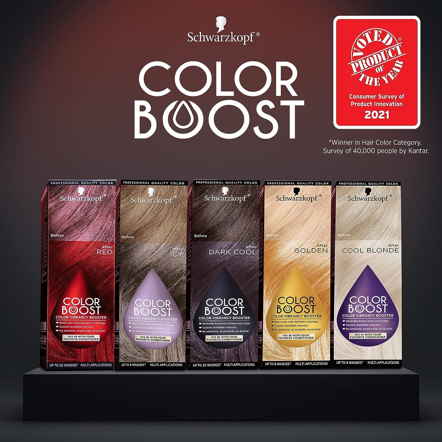 Schwarzkopf Color Boost Red Vibrancy Booster - Enhance Color Intensity ...