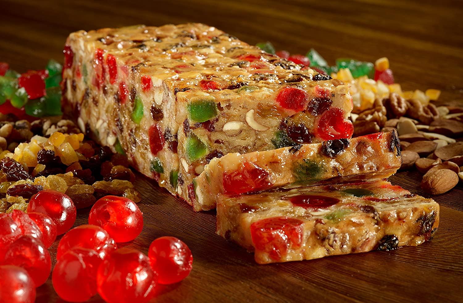 Claxton Fruit Cake 2 Lb Regular Solid Loaf - Authentic Southern Recipe ...