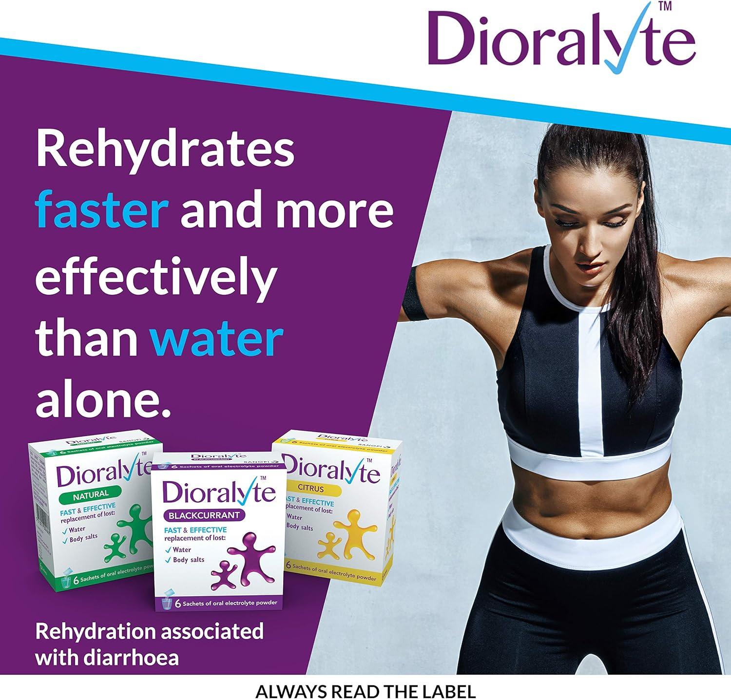 Dioralyte Natural - Fast & Effective Treatment for Dehydration - 6 ...
