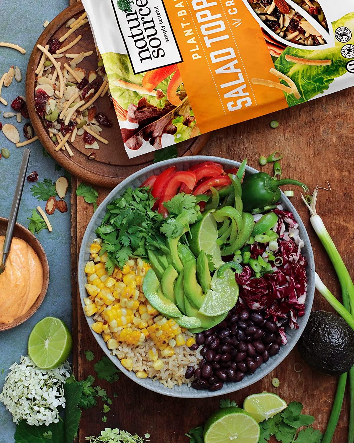 naturSource Crunch Plant Based Salad Topper - Vegan Friendly 16 oz ...