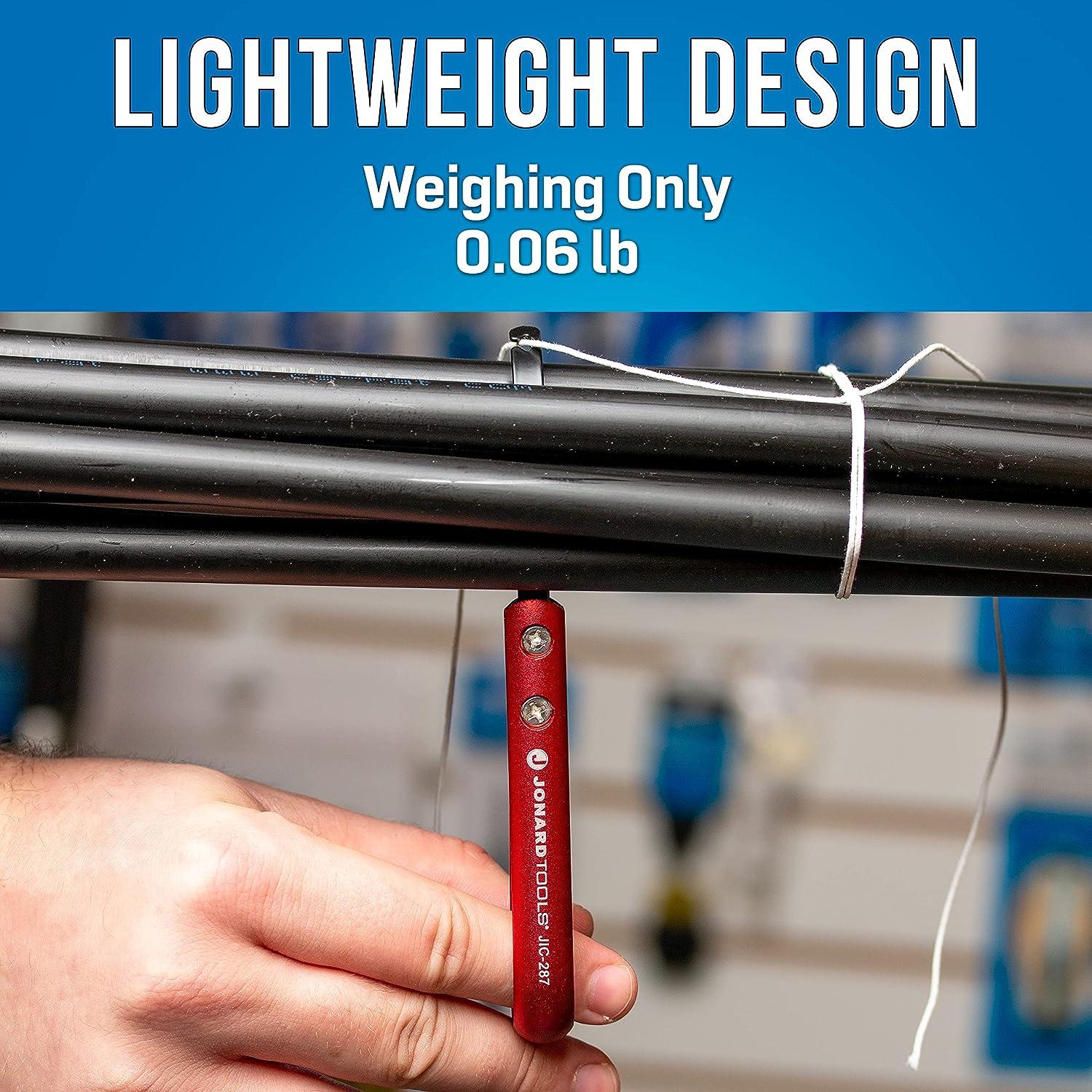 Jonard JIC-287 Cable Lacing Needle - Red Anodized Aluminum Handle - 5-3 ...