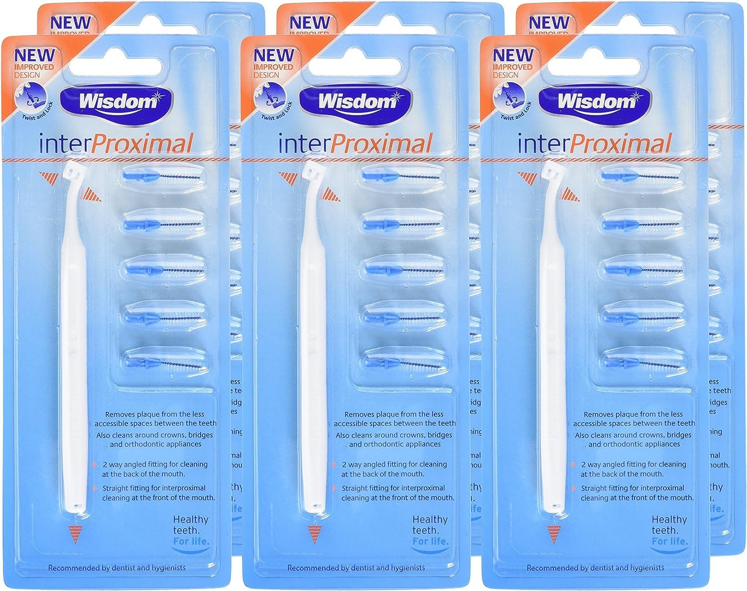 Wisdom Interproximal Toothbrush - Pack of 6 (6 Count) | Dental Care ...