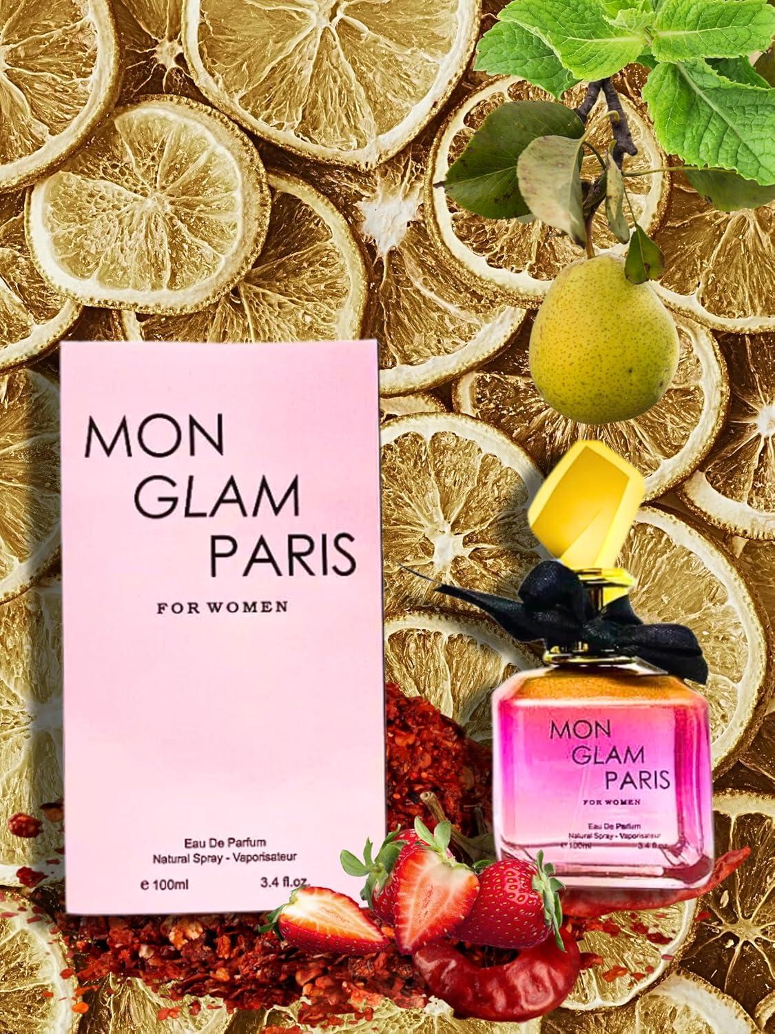MON GLAM PARIS FOR WOMEN EAU DE PARFUM 3.4 FL. Oz. Chypre Fruity ...