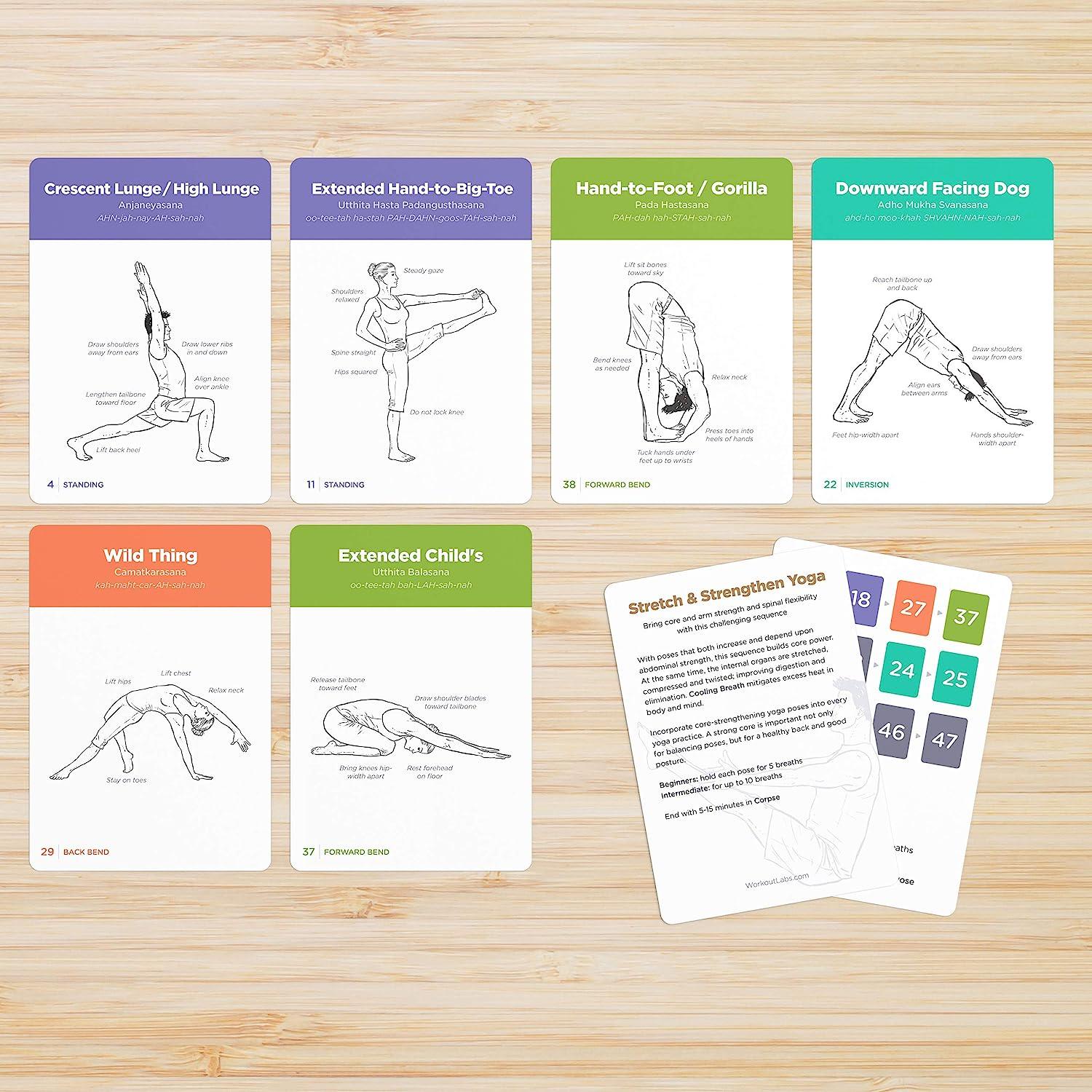 Yoga Cards II: Intermediate & Professional Visual Study Guide - Yoga ...