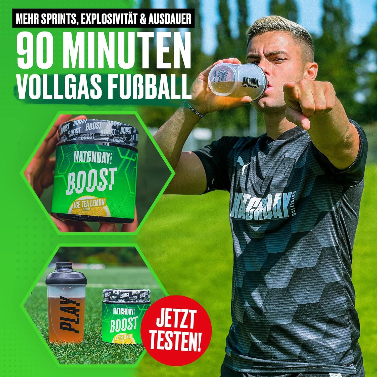 Matchday Nutrition Boost for Footballers | ATP Booster Drink with Amino ...
