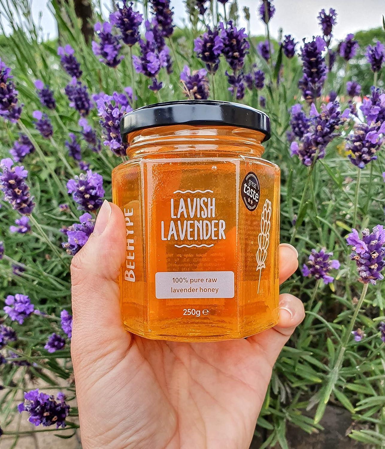 BeeHype Lavish Lavender - 100% Pure Raw Honey with Natural Enzymes ...