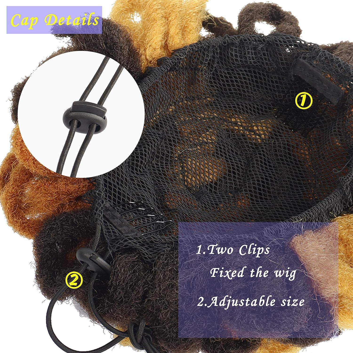 Meiriyfa Dreadlock Bun Afro Puff Clip-In Extensions for Black Women ...