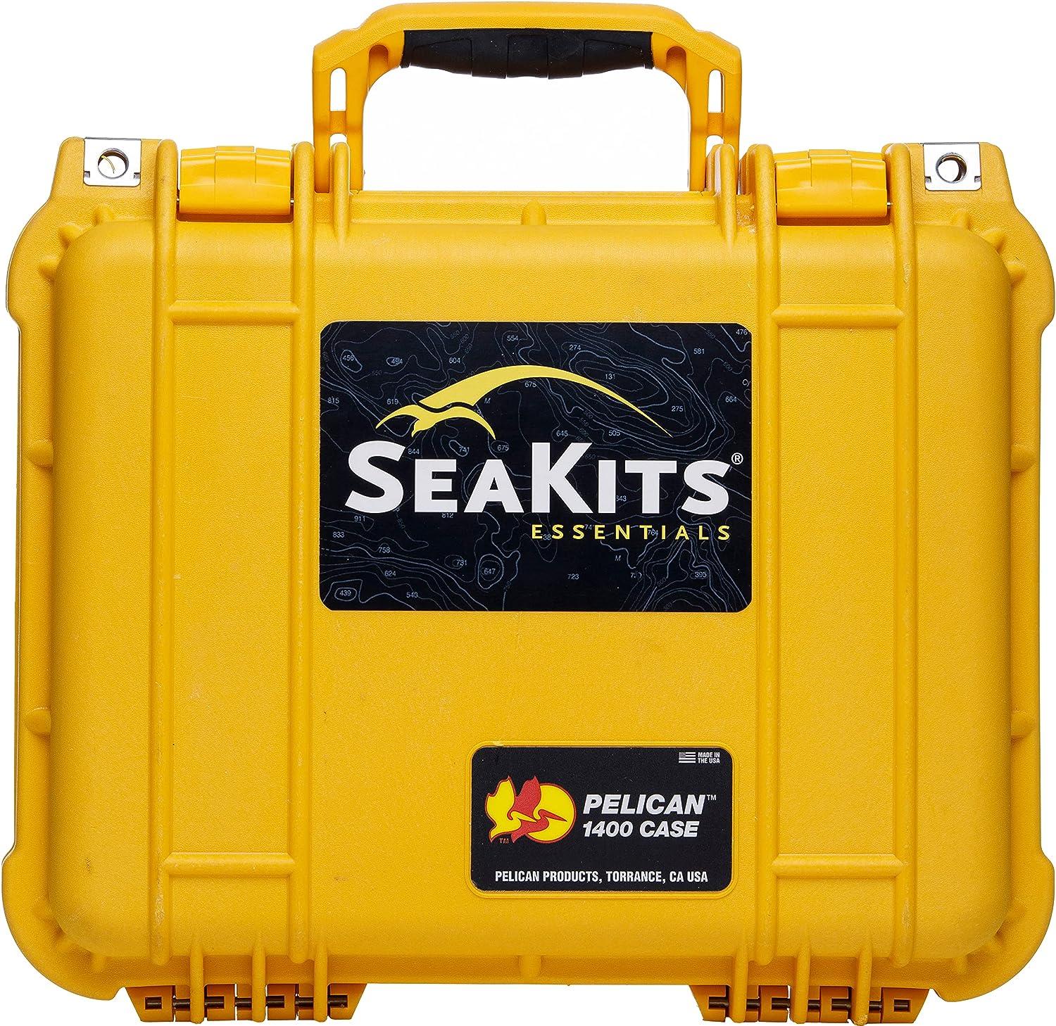 SeaKits Essentials Offshore Emergency Marine Damage Control Kit - 17 Piece Set in Heavy Duty ...