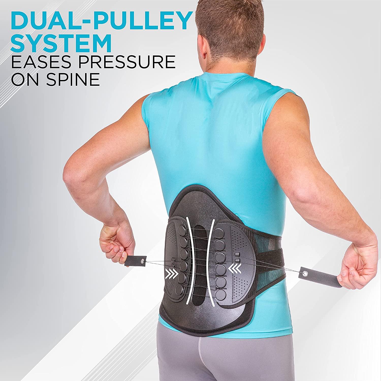 Spine Decompression Back Brace - MAC Plus Rigid Lumbosacral Corset Belt ...