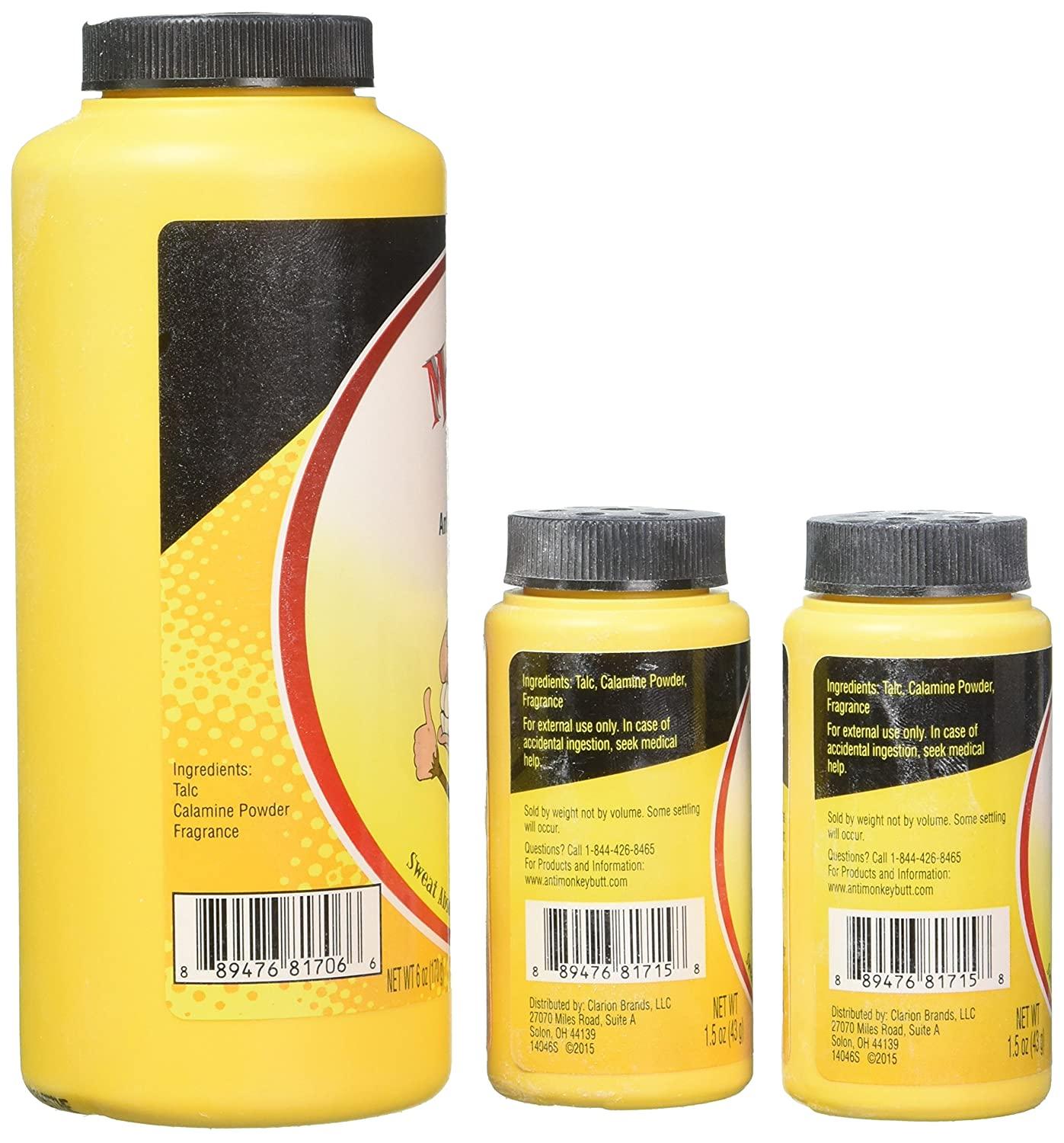 Anti Monkey Butt Anti Friction Powder - 2 Travel Size Bottles | Buy Now ...