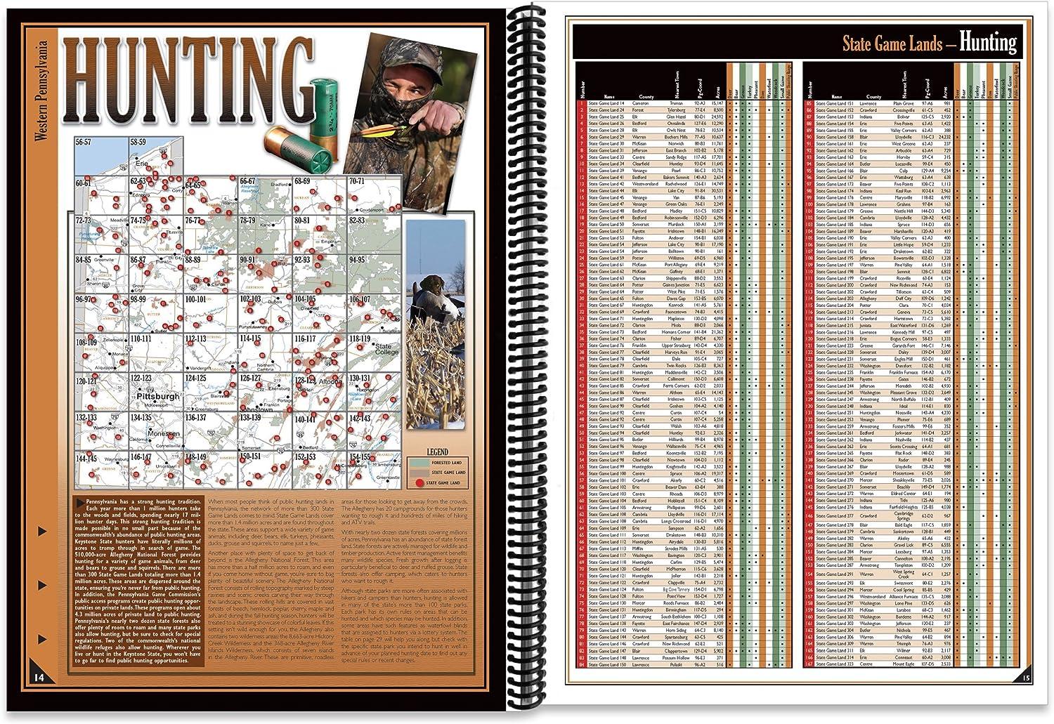 Western Pennsylvania All-Outdoors Atlas & Field Guide - Sportsmans ...