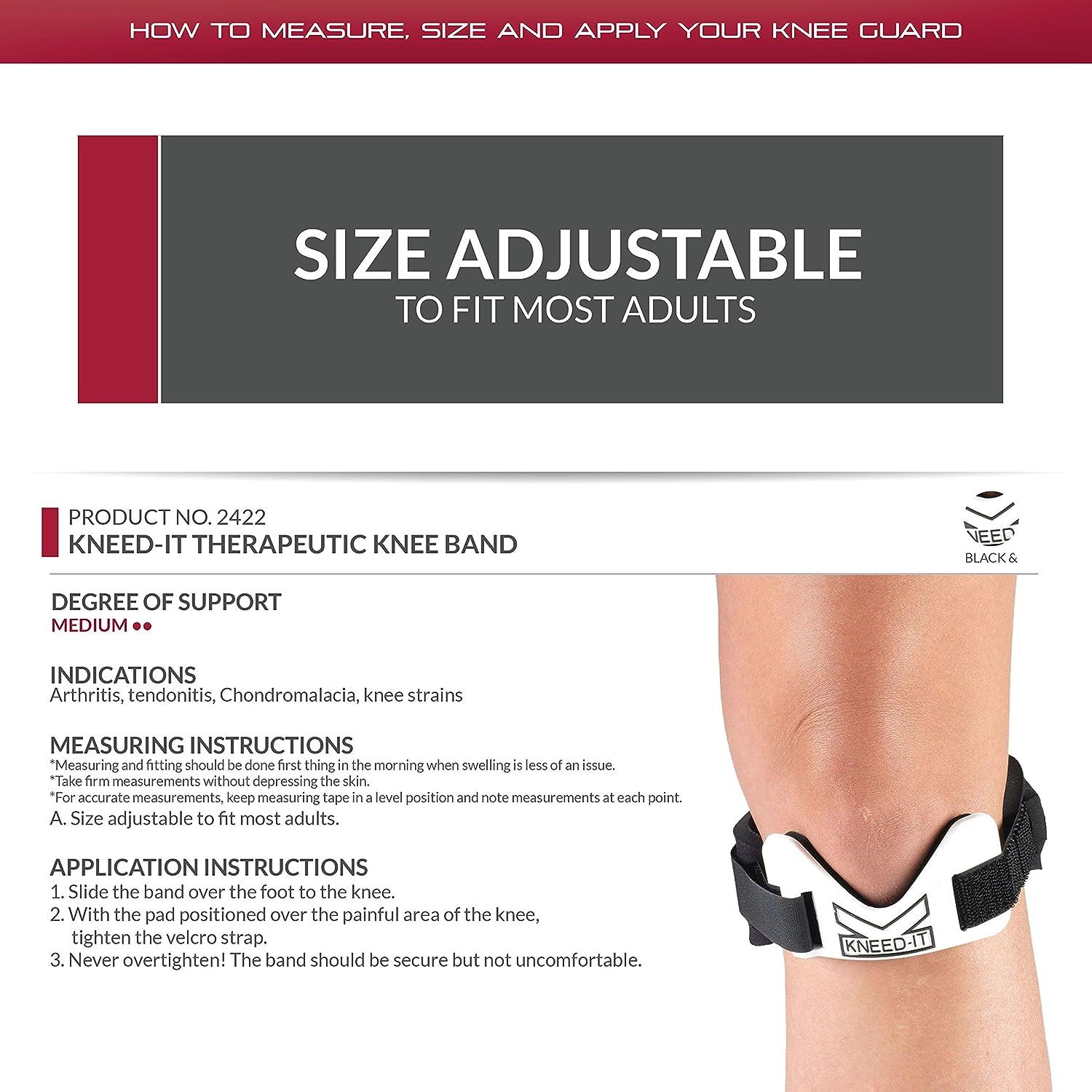 OTC Kneed-It Therapeutic Knee Guard Compression Strap - Support and ...