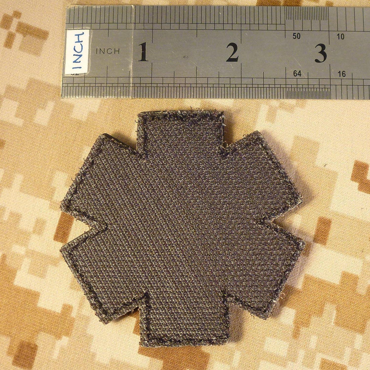 Glow Dark EMS EMT Paramedic Morale Patch | Tactical PVC 3D Fastener ...