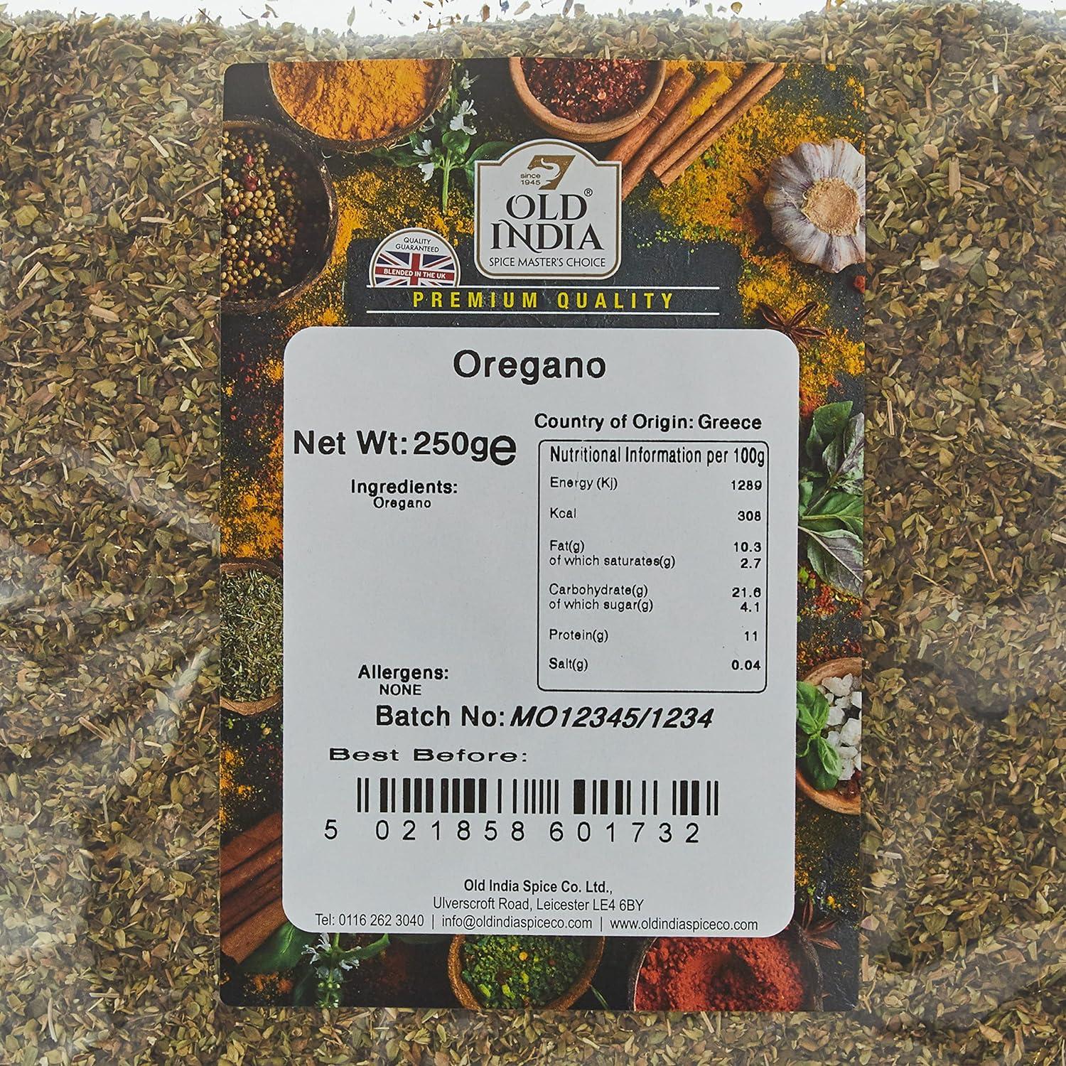 Old India Oregano 250g - Quality Oregano Spice in 250g Pack | Buy Now with Express International ...