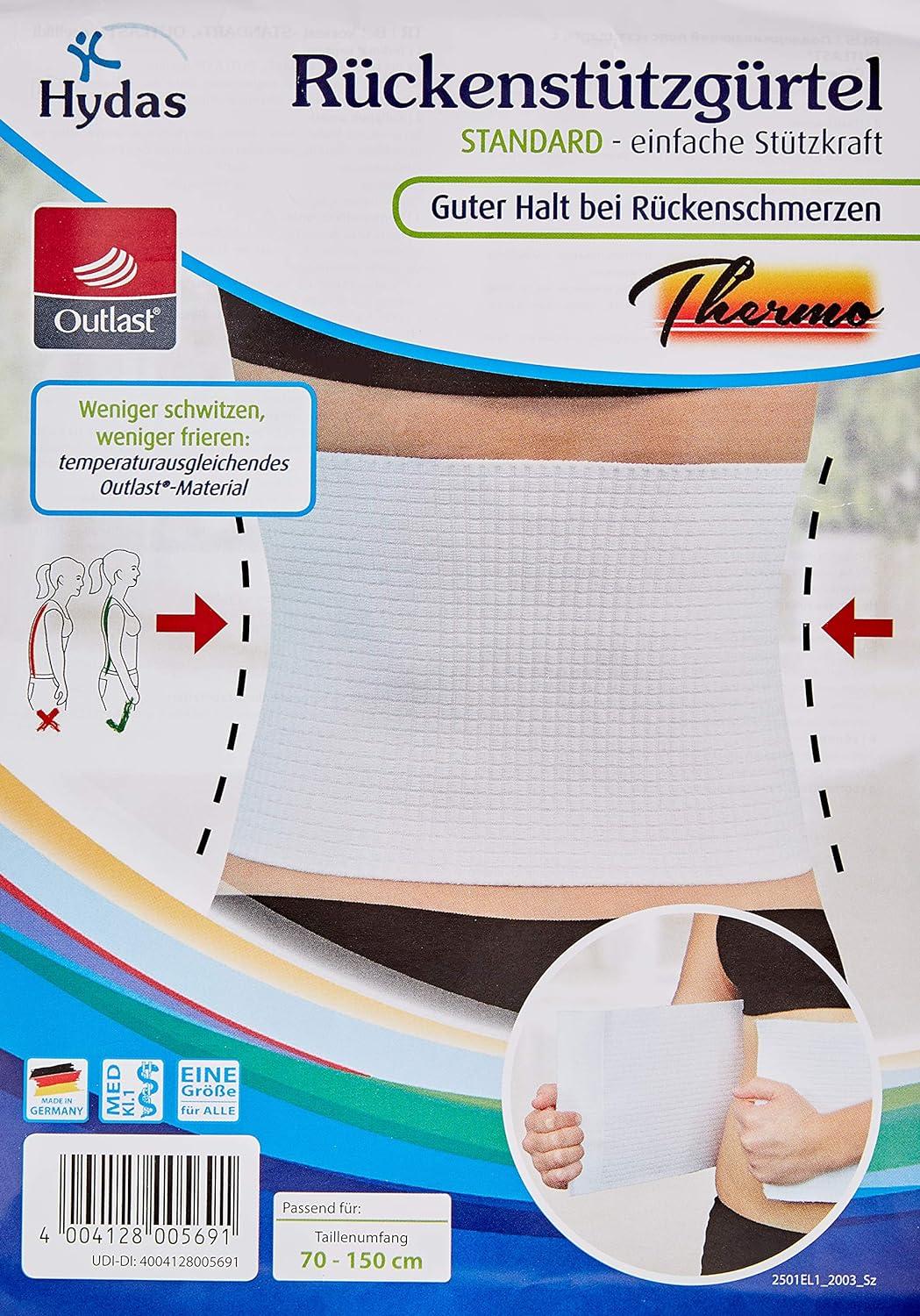 Hydas Back Support Bandage - Standard Belt for Healthy Back & Correct ...