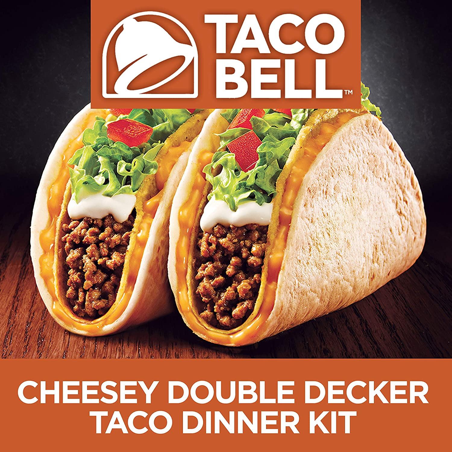 Taco Bell Cheesy Double Decker Taco Dinner Kit - 13.86 oz Box (Pack of ...