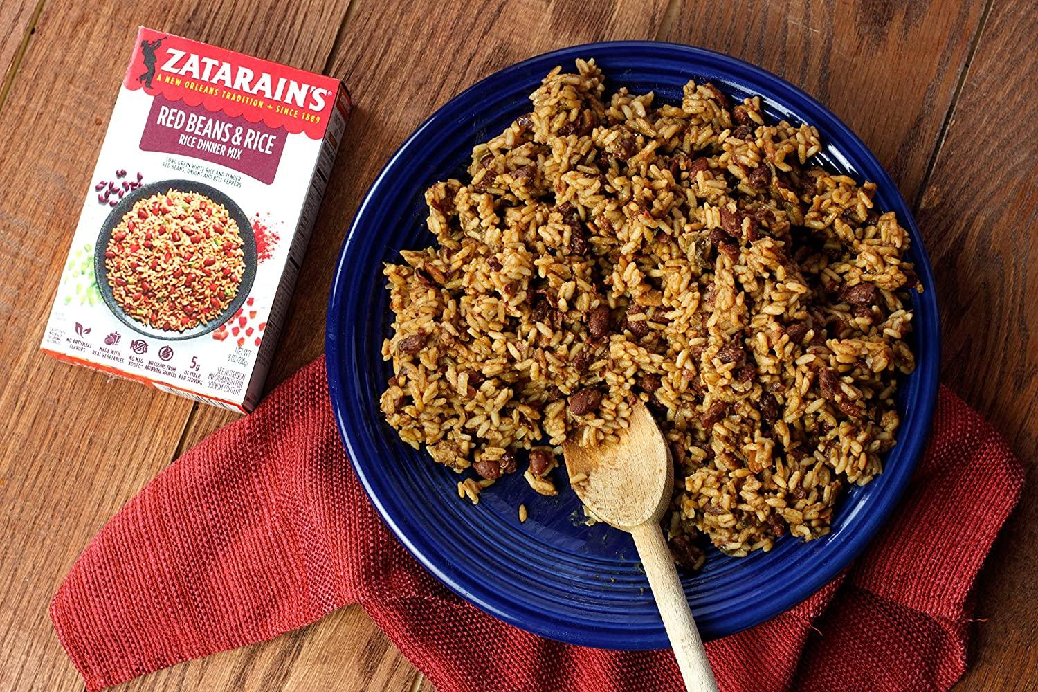 Zatarain's Red Beans & Rice 8 oz - Authentic New Orleans Flavor | Buy ...