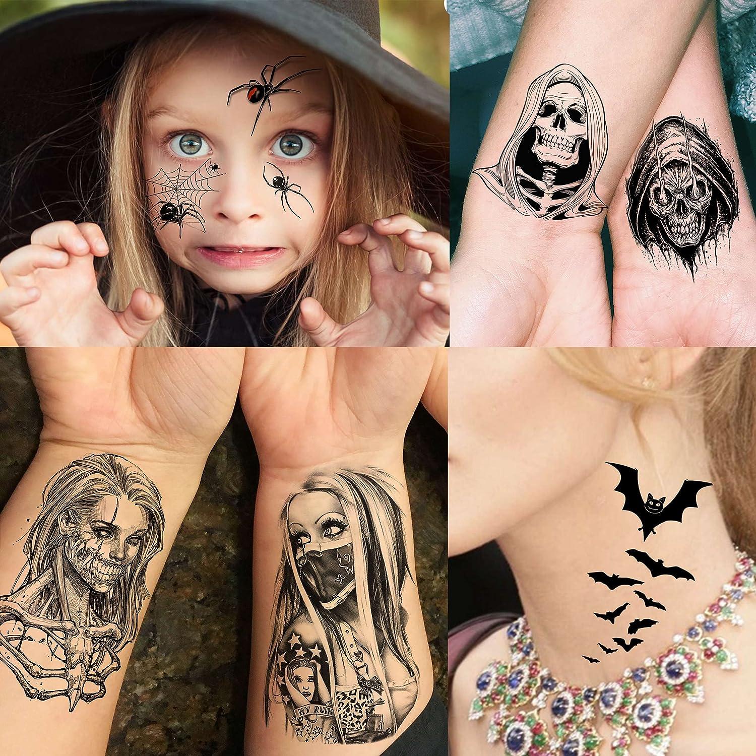 face tattoos temporary