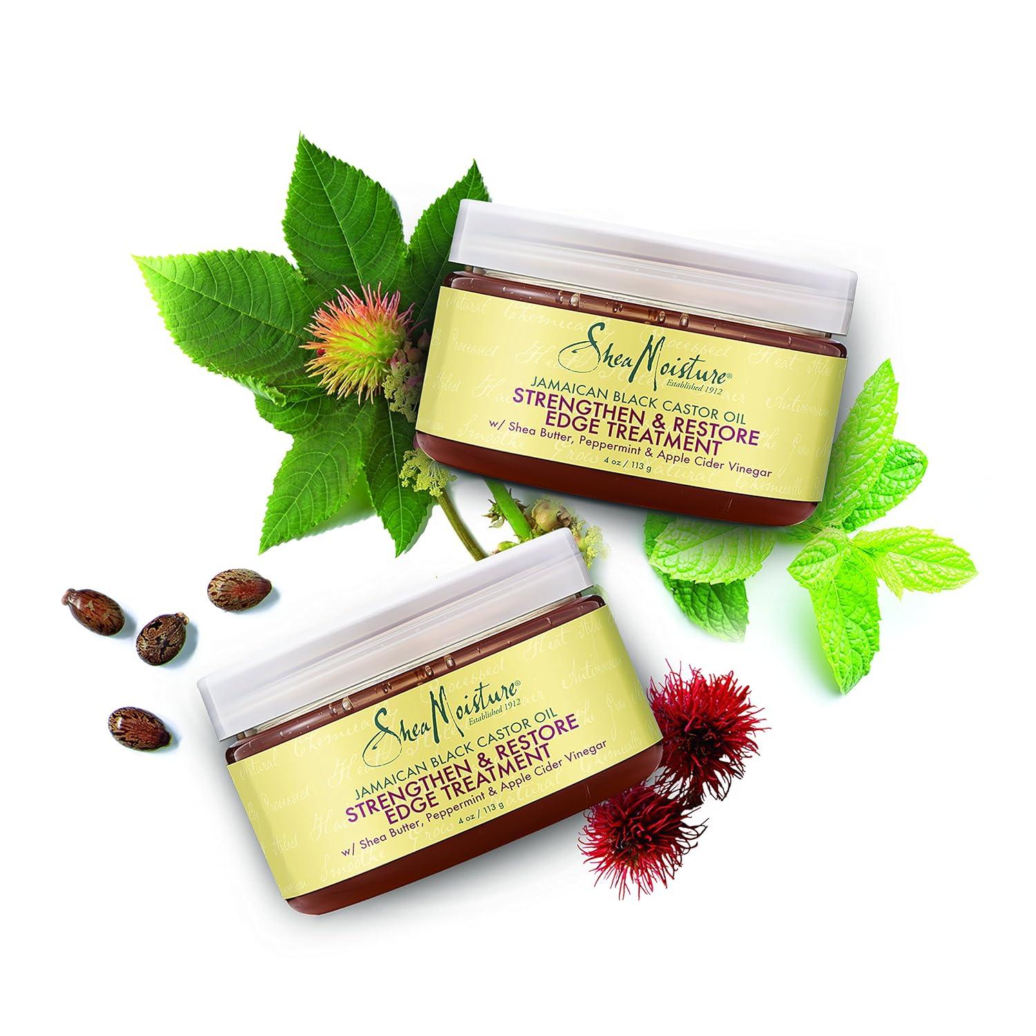 Shea Moisture Jamaican Black Castor Oil Edge Treatment 4oz - Strengthen ...