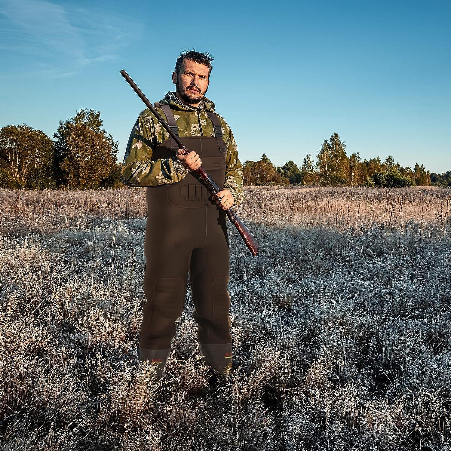 Gonex Neoprene Chest Hunting Waders - 100% Waterproof, Insulated Boots ...