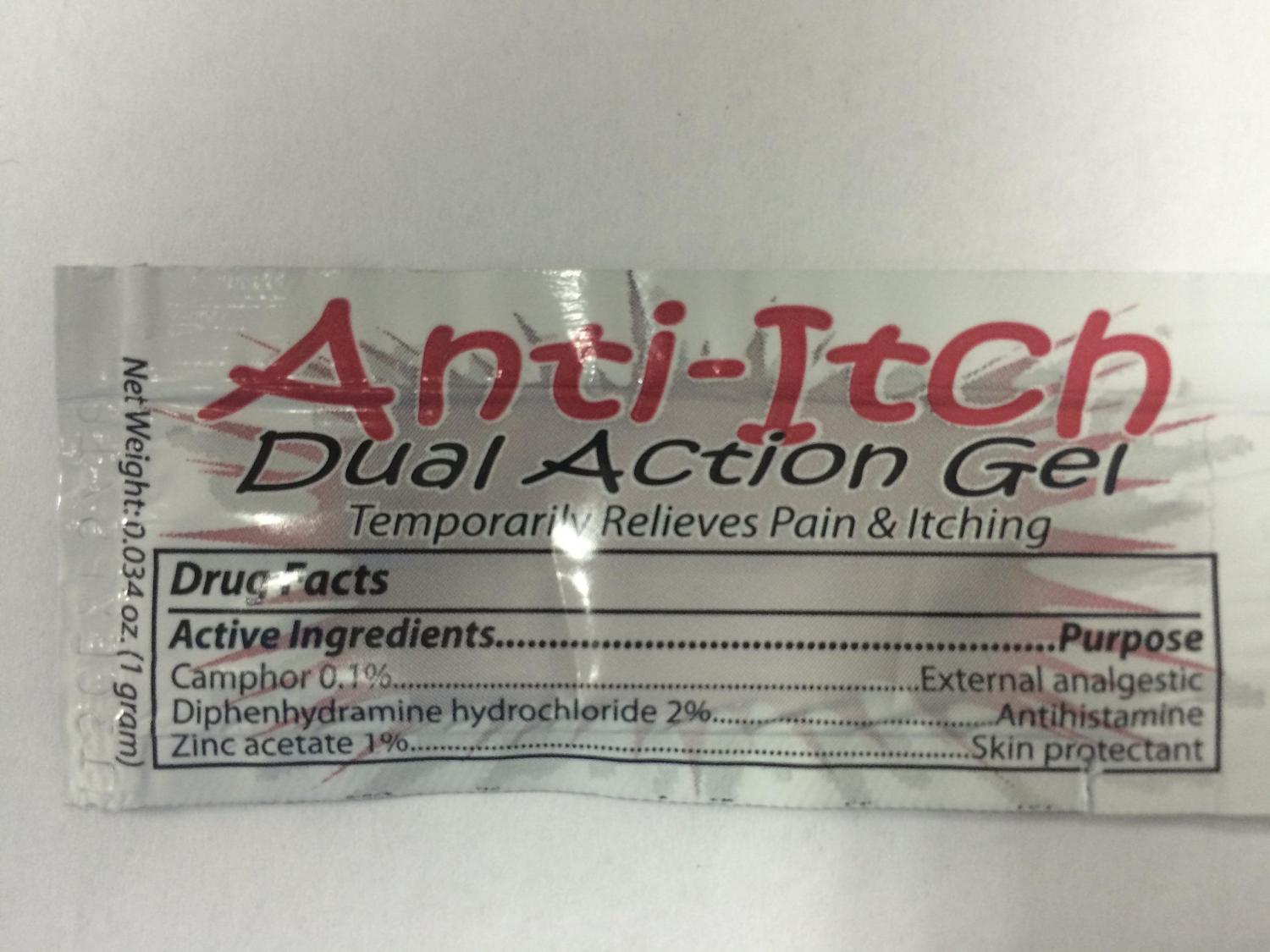 Anti-Itch Dual Action Gel - Pack of 25 | Fast Relief for Itchy Skin ...