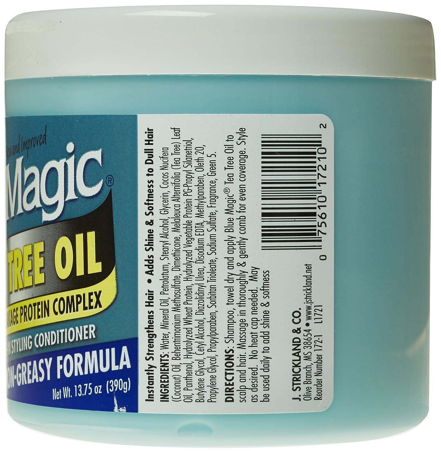 Blue Magic Tea Tree Leave-In Hair Styling Conditioner - 13.75 Ounce ...