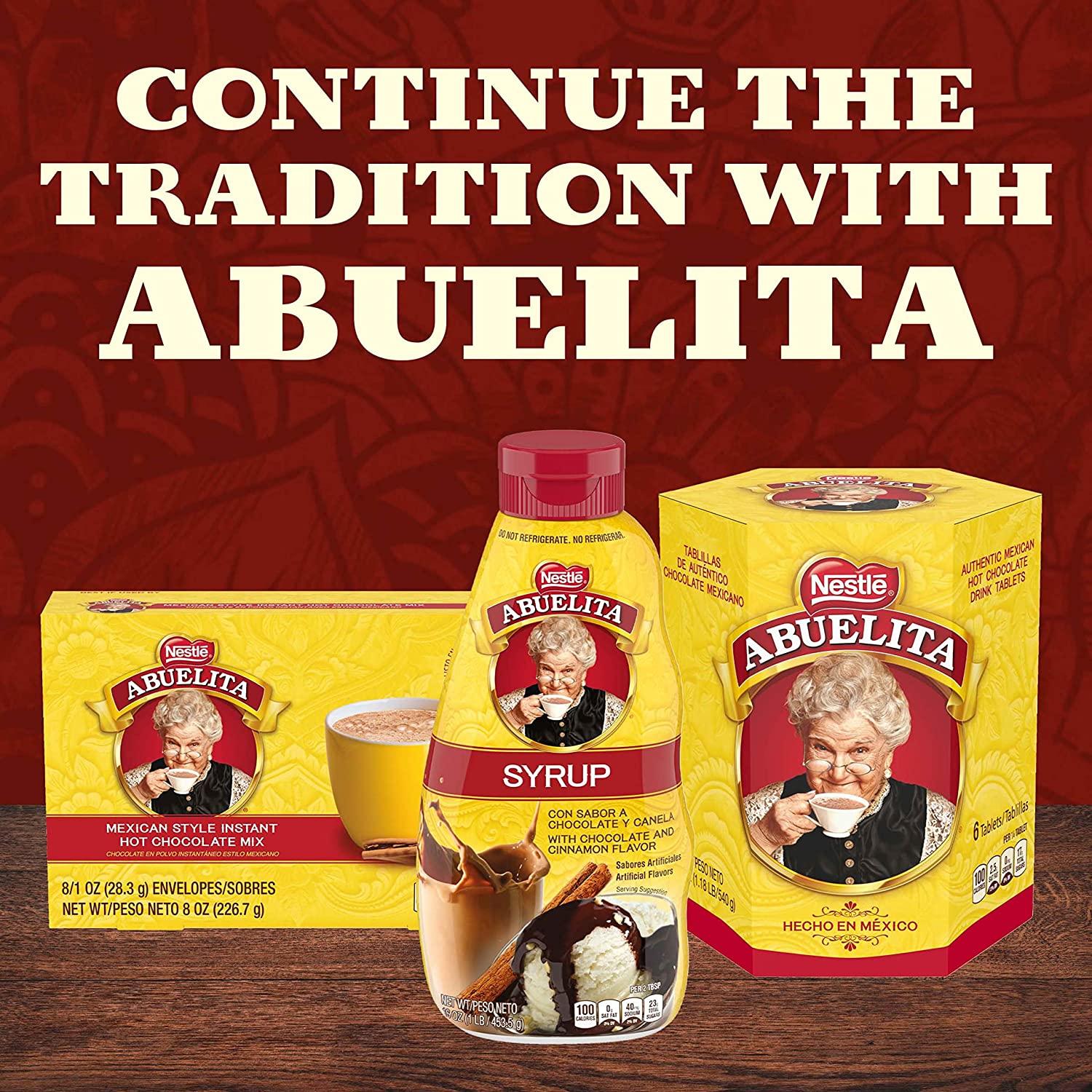Nestle ABUELITA Hot Chocolate Drink Tablets - Authentic Mexican Hot ...