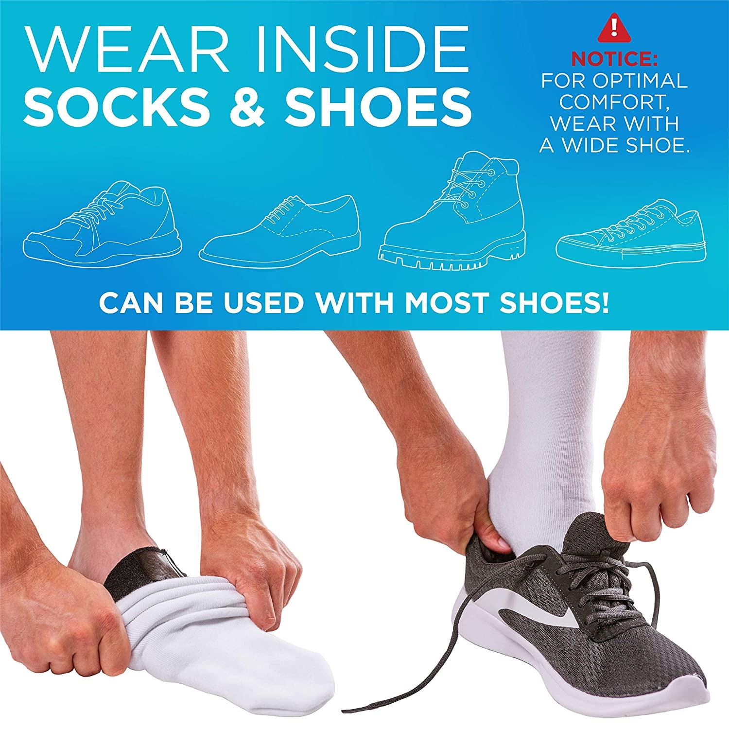 BraceAbility Turf Toe Brace for Right Foot - Support Splint with Straps ...