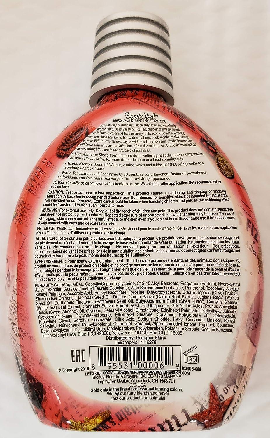 Designer Skin BombShell 100XX Bronzer 13.5oz - Long-Lasting Tan ...