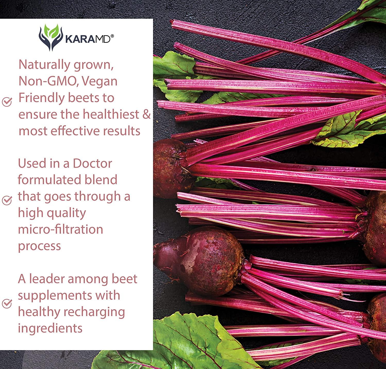 KaraMD UltraBeets | Doctor Formulated Beets Superfood Powder | Non-GMO ...